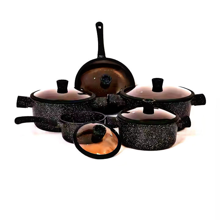 Black Japanese Granite Cookware – The Fab Store
