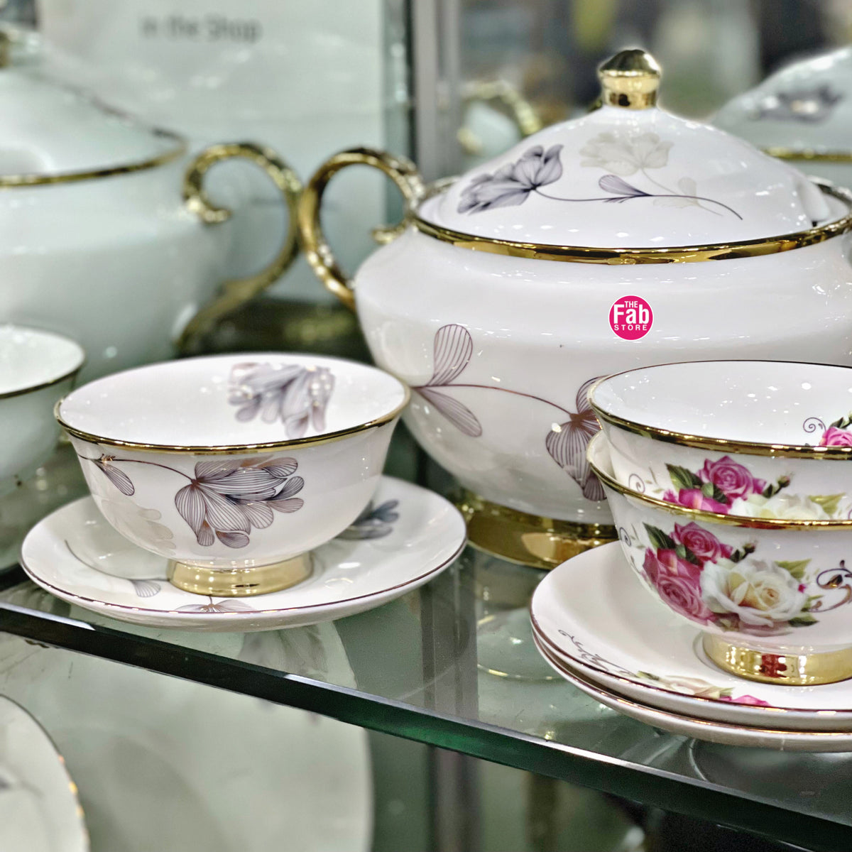 Lilly Floral Soup set – The Fab Store