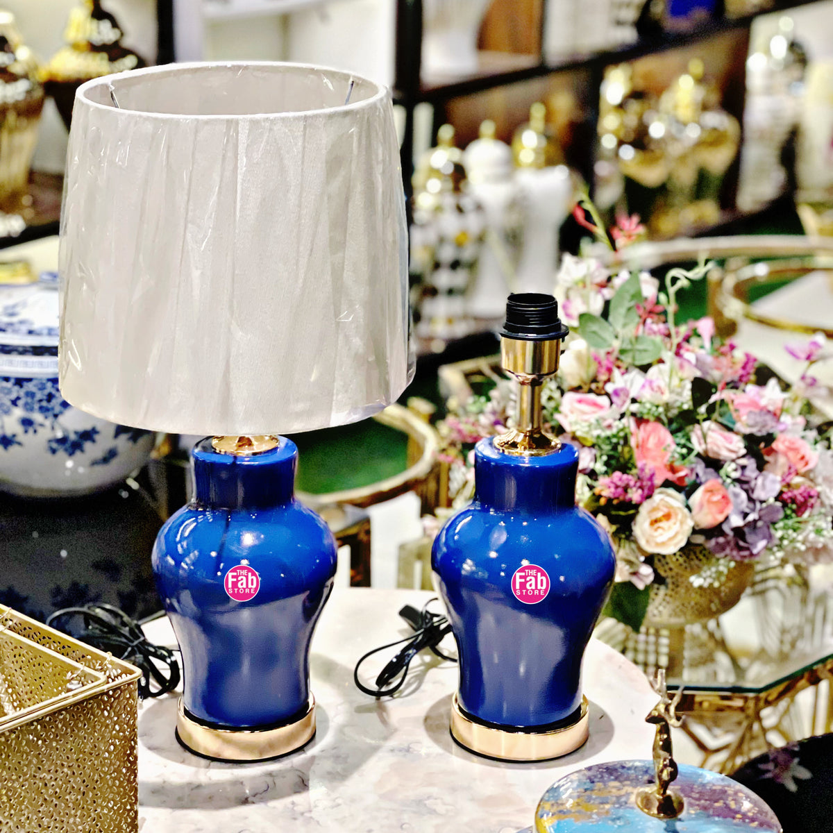 Royal Blue lamps – The Fab Store
