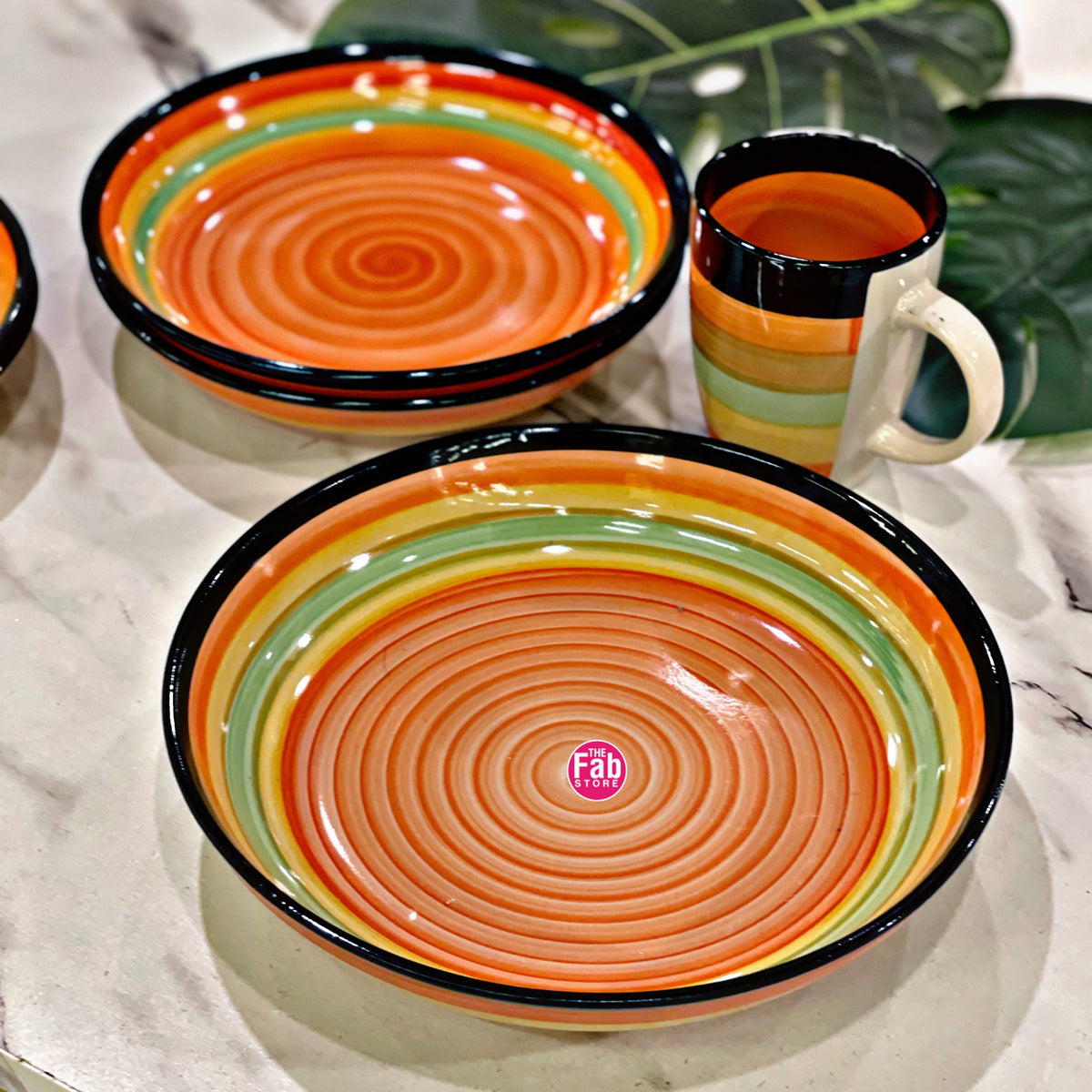 Multi colored Breakfast set – The Fab Store