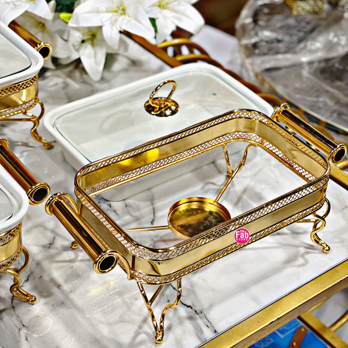 Gold Brass Turkish Buffet set – The Fab Store