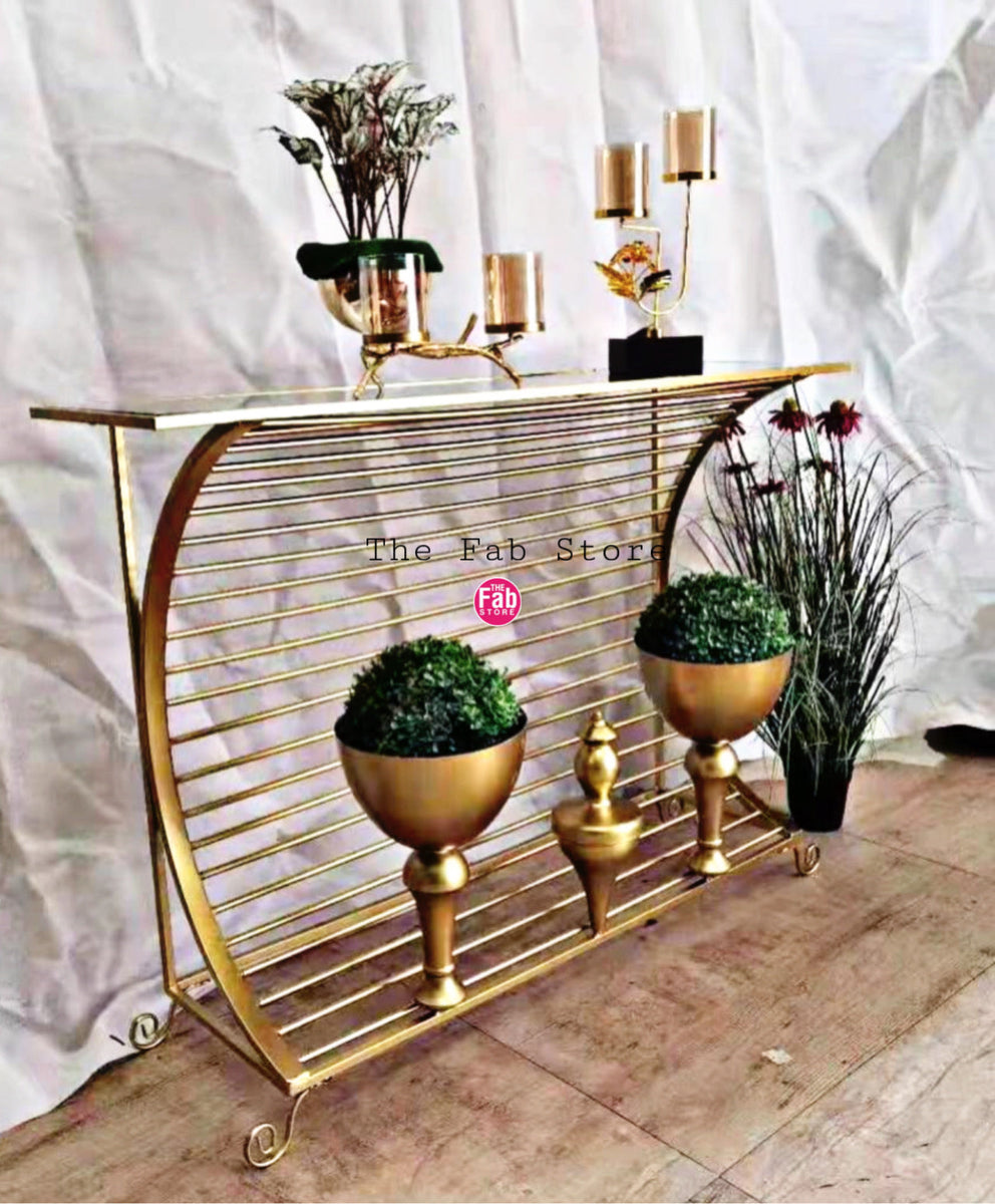 Metallic planter Console – The Fab Store