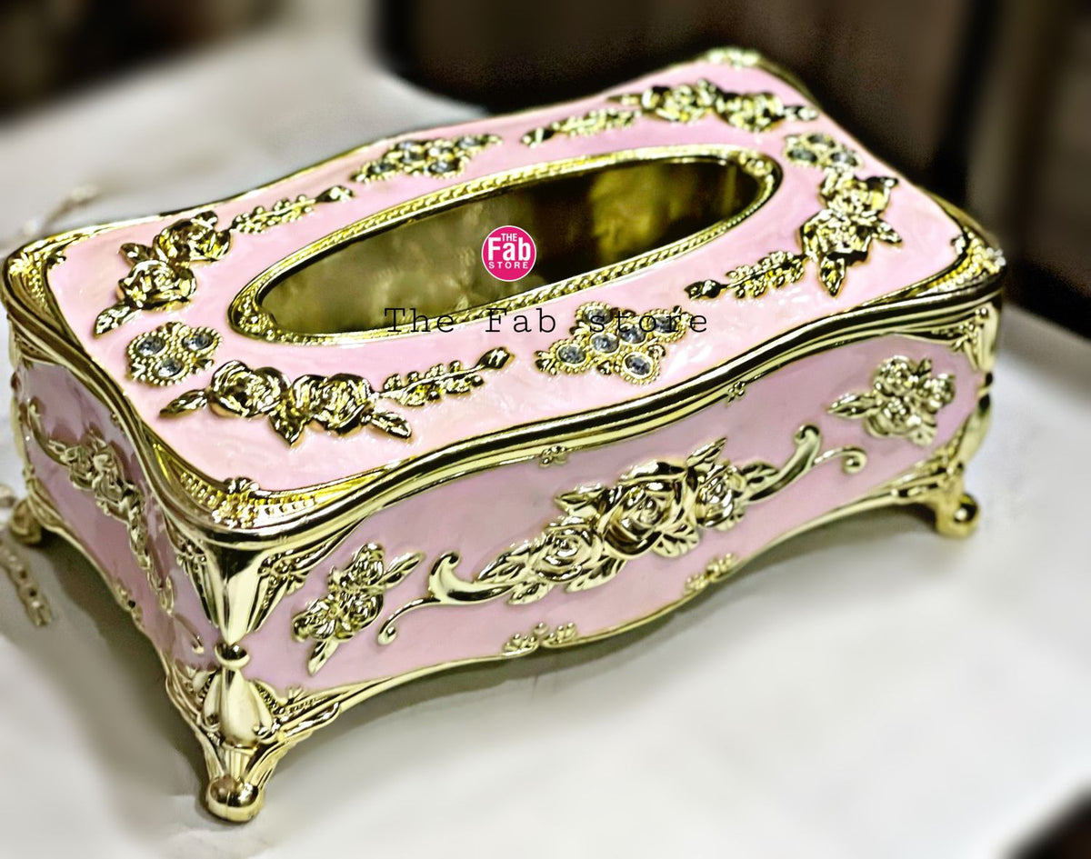 Pink gold tissue box – The Fab Store