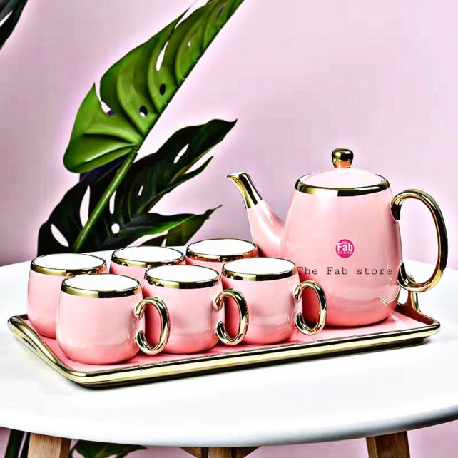 Pink lady tea set – The Fab Store
