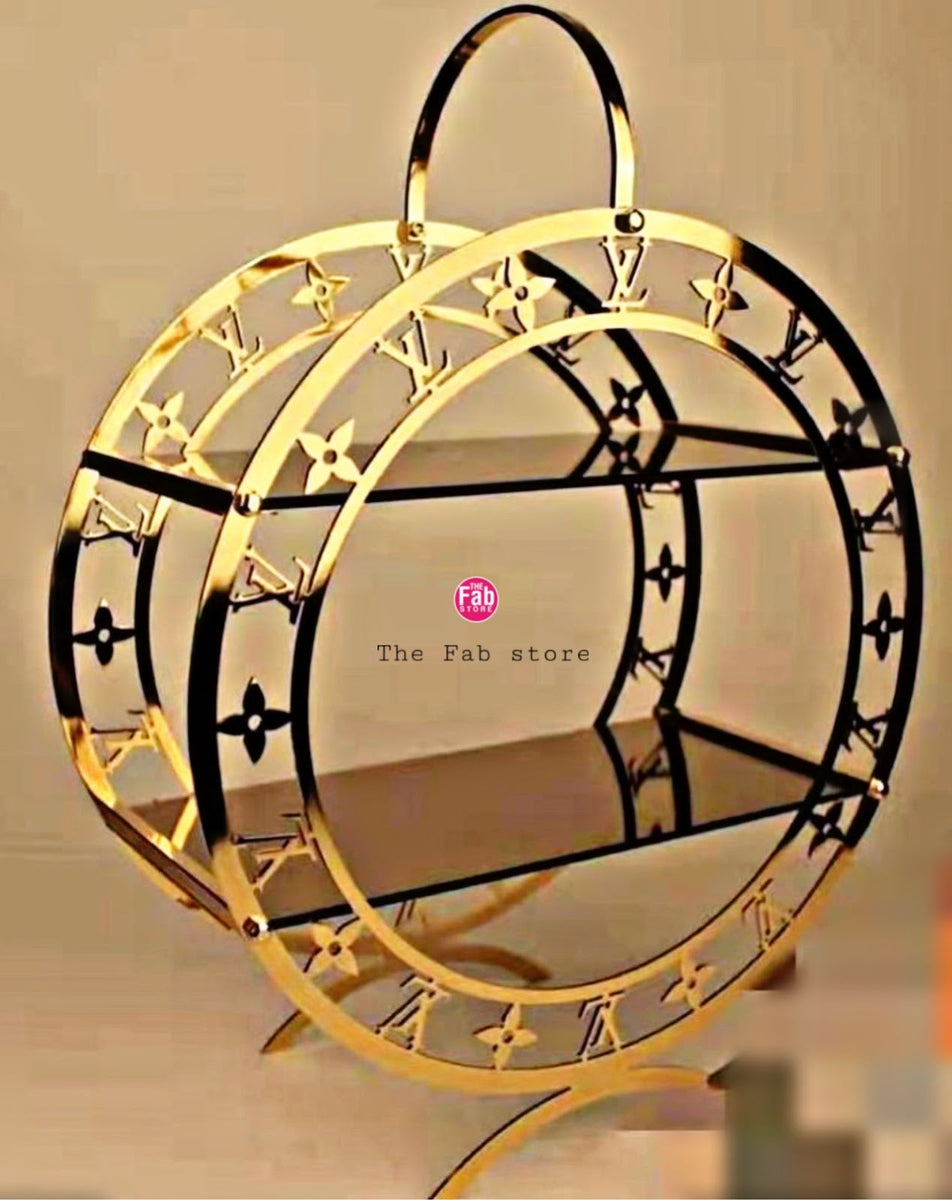 Round LV serving stand – The Fab Store