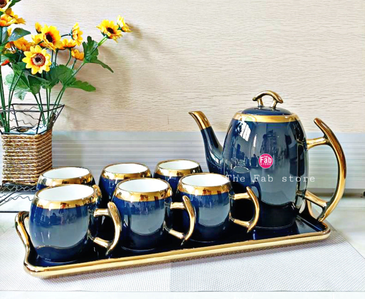 Tea Set with serving tray – The Fab Store