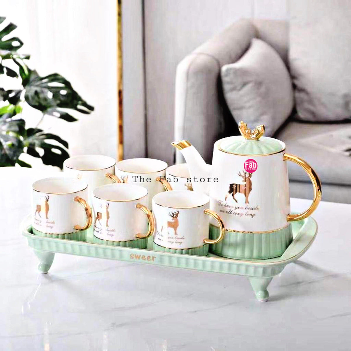 Deer Head Tea set – The Fab Store