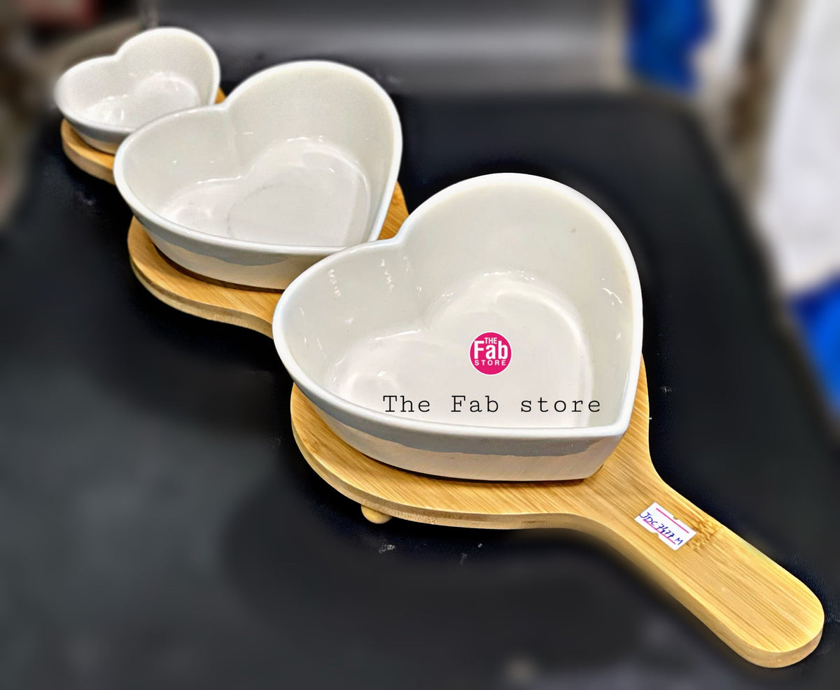 Heart Shaped serving platter – The Fab Store