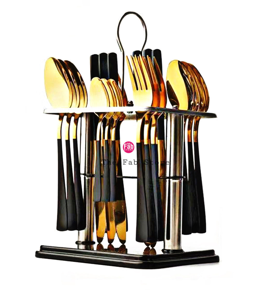 Cutlery set with stand – The Fab Store