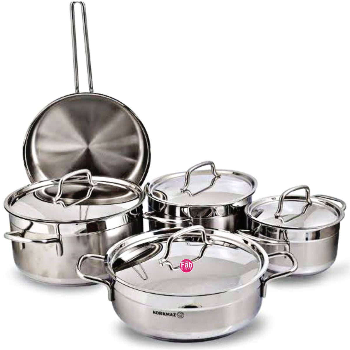 Korkmaz Alfa Stainless steel cookware – The Fab Store